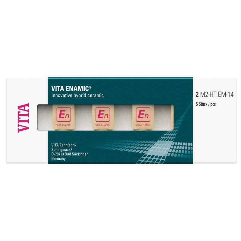 VITA ENAMIC for CEREC/inLab, HT (5 pcs) - Vita 1M1 - EM-14 - HT ...