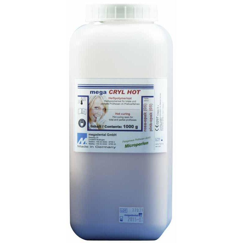 Megacryl Hot Rose Veinee (1Kg) - Megadental - CAP Dentaire