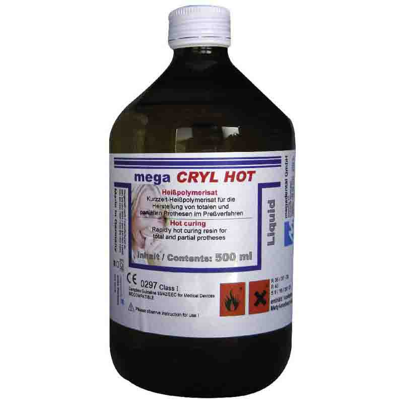 Megacryl Hot Liquide (500 Ml) - Megadental - CAP Dentaire