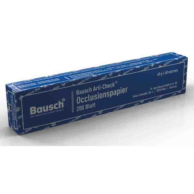 Papier à articuler Arti-Check® - Bausch Bleu - 40µ - CAP Dentaire