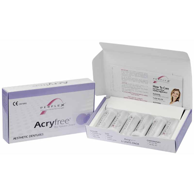 Acry Free Rose Clair Cart.Xl 107X25Mm(6) - Perflex - CAP Dentaire