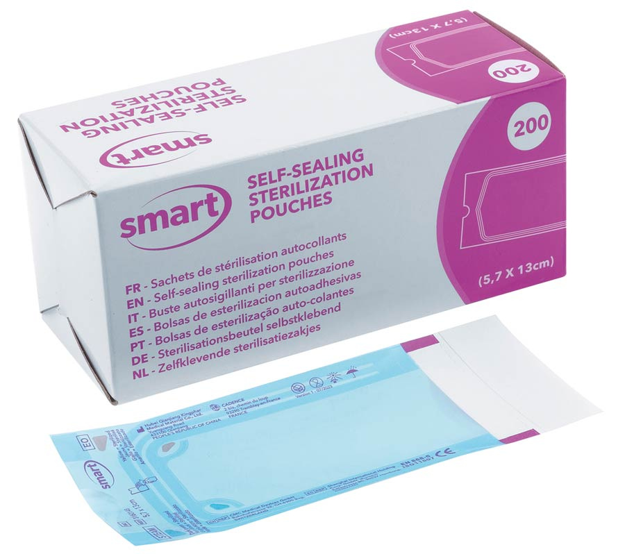 Sachets Sterilisation Ste Auto 5,7X13Cm Smart (200) - SMART